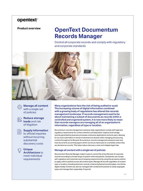 Opentext Documentum Records Manager Flatirons Digital Innovations