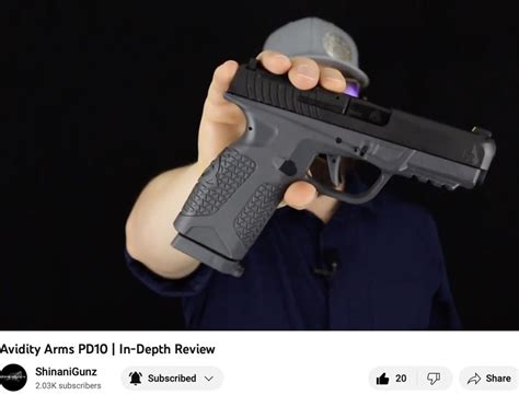 Shinanigunz Pd10 Review Avidity Arms