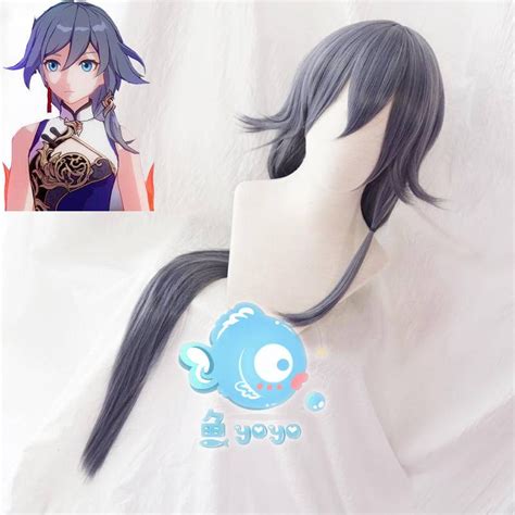 Honkai Impact 3rd Cos Fu Hua Blue Swallow Feather Cosplay Wig Shopee