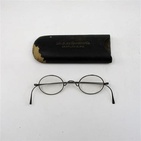 Antique Glasses Case Etsy