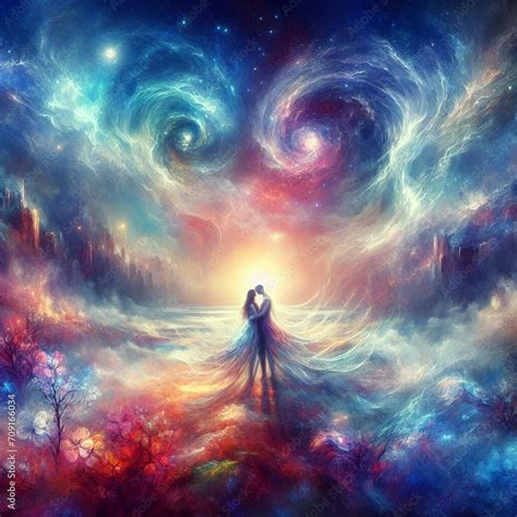 Twin Flame Couple Soulmates The Concept Of Magical Esoteric Tantric