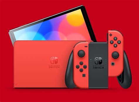 Nintendo Switch Oled Model New Mario Red Edition Debuts As Super