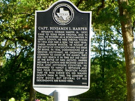 Capt Benjamin Ingram Harper 1809 1863 Find A Grave Memorial