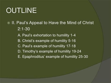Philippians Chapter 2