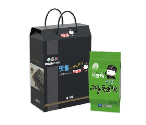 이반장 파래 도시락김 4g X 27봉 제품소개 영어조합법인 최강식품
