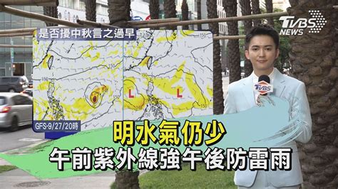 Tvbs氣象站20230918 明水氣仍少 午前紫外線強午後防雷雨｜tvbs新聞 Tvbsnews01 Youtube