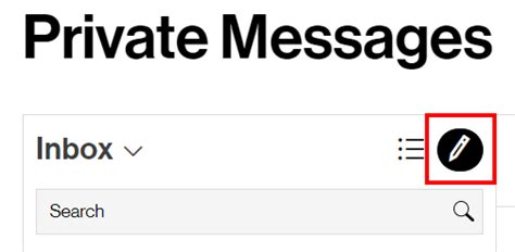 how to send a private message