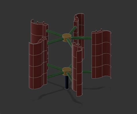 Modular Wind Generator 3d Model 3d Printable Cgtrader