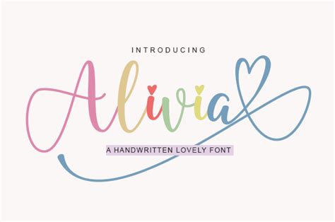 Alivia Font Dafont Com
