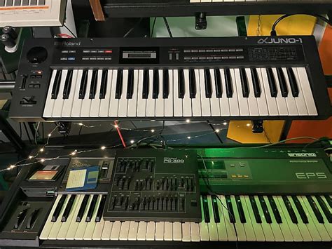 Roland Alpha Juno 1 Synthesizer With Pg 300 Programmer Reverb