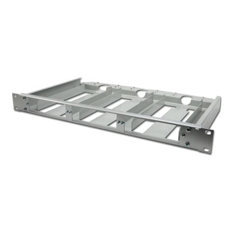 Telegärtner Fiber Optiki Patch Panel Modularna šasija 19 1u Sa 3 Slota Za 3hu 7pu Module Nonet
