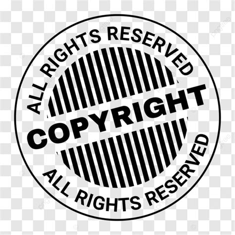 Copyright Symbol All Rights Reserved