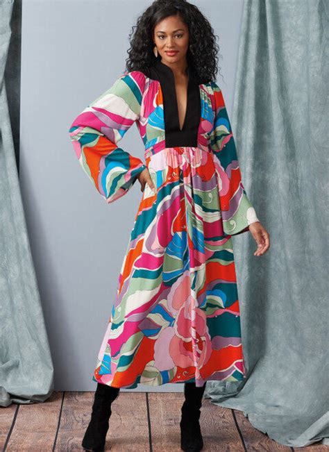 V1921 Misses Dress In Two Lengths Textillia
