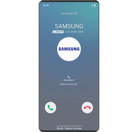 Mobile Phone Call Screen