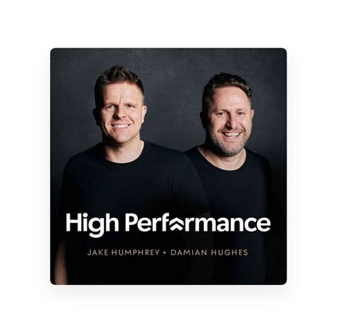 This Weeks Take Away From The High Performance Podcast … James Devlin