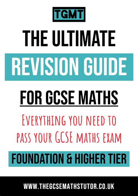 Gcse Maths Revision Guide Free Download 160 Questions