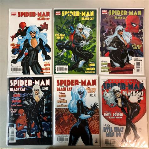 Spider Man And The Black Cat 2002 1 2 3 4 5 6 Nm Complete Set