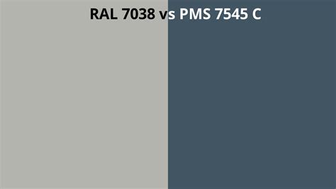 Ral 7038 Vs Pms 7545 C Ral Colour Chart Uk