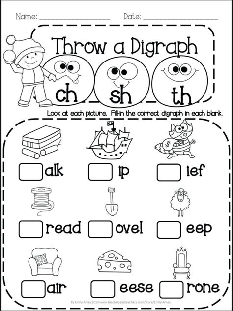 1st Grade Phonics Worksheets — Db