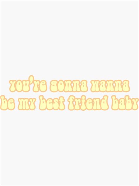 Best Friend Rex Orange County Sticker For Sale By Lemlemlem Redbubble