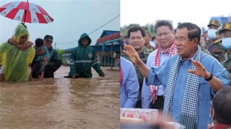សម្តេចហ៊ុន សែន៖ ទឹកជំនន់កុំភ្លេចការពារកូវីដ១៩និងជំងឺផ្សេងៗទៀត Tnaot