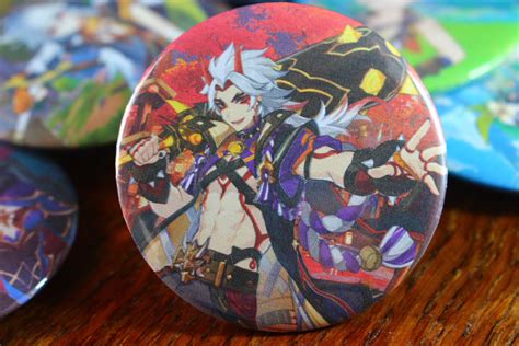 Genshin Character Badge Multiple Designs Etsy