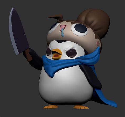 Archivo STL TFT Pengu Yasuo OBJ Plan Imprimible En 3D Para