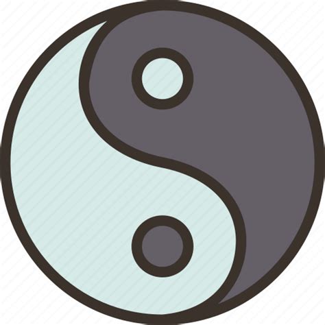 Yin Yang Taoism Harmony Meditation Icon Download On Iconfinder