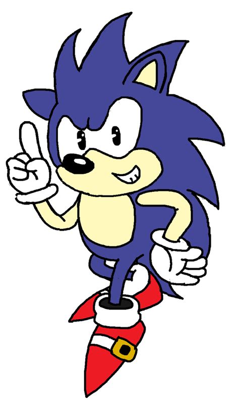 I Drew A Prototype Design Of Sonic For The Anniversary Sonicthehedgehog