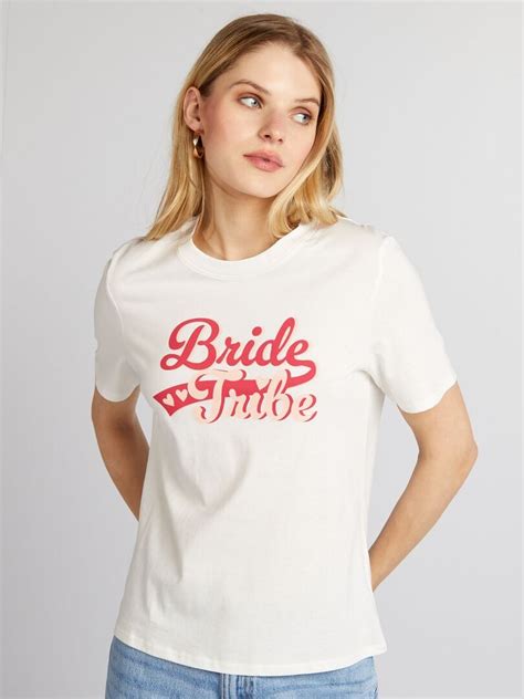 Camiseta Especial Despedida De Soltera BLANCO Kiabi 6 00
