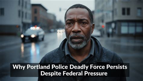 Why Portland Police Deadly Force Persists Despite Federal Pressure