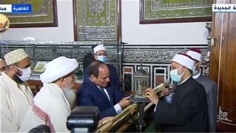 بث مباشر الرئيس السيسي يتفقد مسجد الحسين بعد تطويره