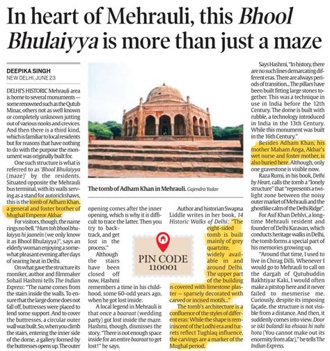 The Tomb Of Adham Khan In Mehrauli Rnocensorindia