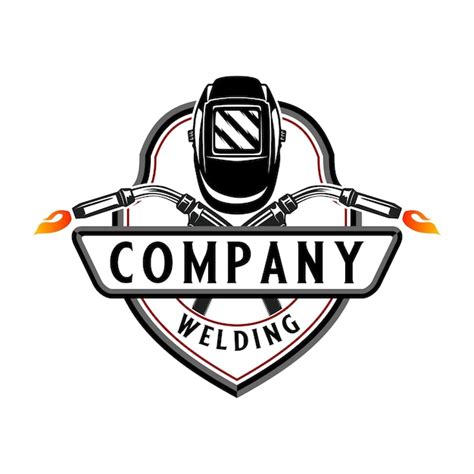 Premium Vector Welding Logo Design Emblem Welding Torch Theme For