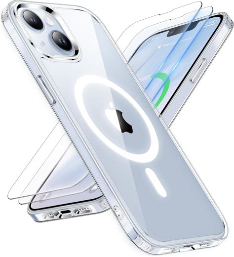 Oretech Pour Coque Iphone 14coque Iphone 13 Avec 2 Verre Trempé