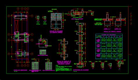 Foundations Dwg Block For Autocad Designs Cad