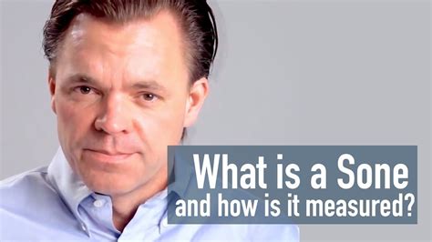 What Is A Sone How Loud Is A Sone Youtube