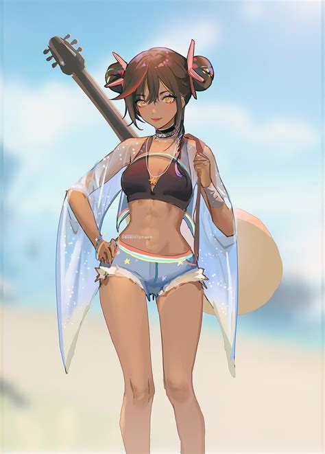 Xinyan Genshin Impact Drawn By Nevercrymoon Danbooru