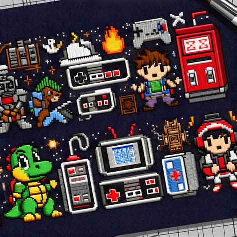 Premium Photo Trendy Pop Culture Embroidery Design Unique Stitch Art For Modern Fashion Microstock