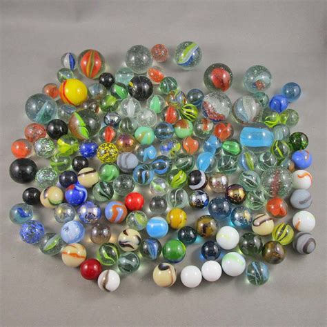 Lot Of Vintage Glass Marbles