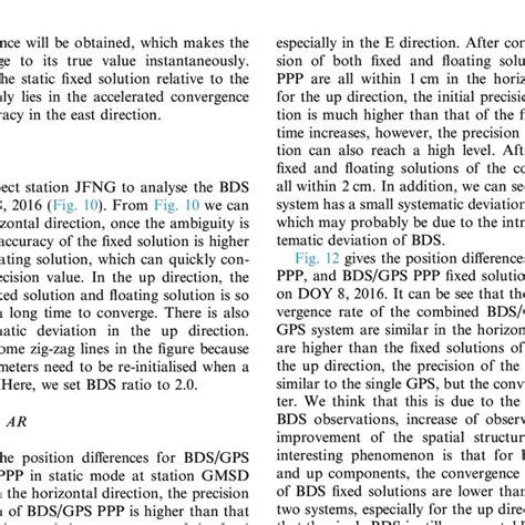 Position Differences For GPS Floating And Fixed PPP In Static Mode At Download Scientific