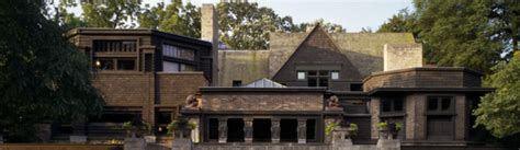 Frank Llyod Wright View From The Street Of Frank Llyod Wright Home And Download Scientific