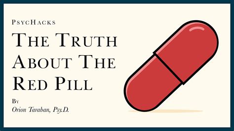 The TRUTH About The RED PILL What To Expect On The Path To