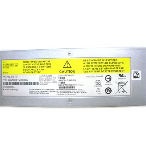 Ibm 02cl197 V9000 Flash System Battery New