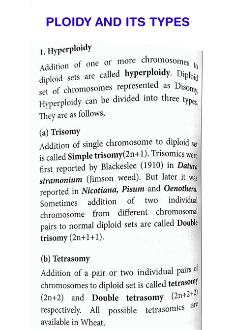 Solution What Is Ploidy And Its Types Studypool
