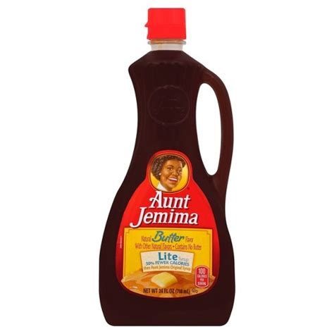 Aunt Jemima Natural Butter Flavor Light Syrup Natural 24oz