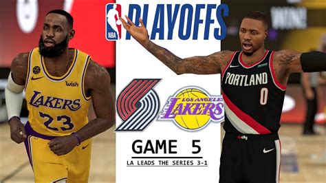Blazers Vs Lakers Full Game Highlights August 26 2020 Nba Playoffs