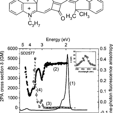 Molecular Structure 1 Linear Absorption Spectrum In Ethanol 2