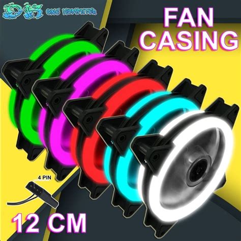 Jual Fan Casing Pc Led 12cm Fan Casing Berbagaai Warna Shopee Indonesia