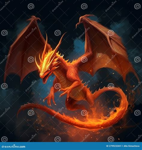 Generative Ai Charizard Pokemon Illustration Stock Illustration Illustration Of Generated